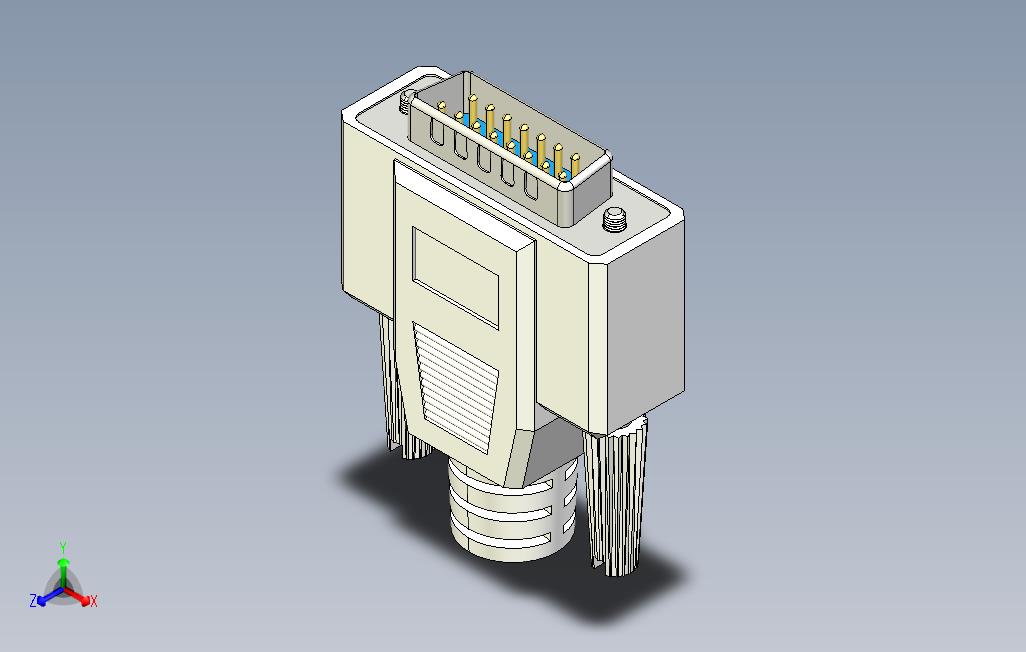 DB15公_STEP_模型图纸免费下载 – 懒石网