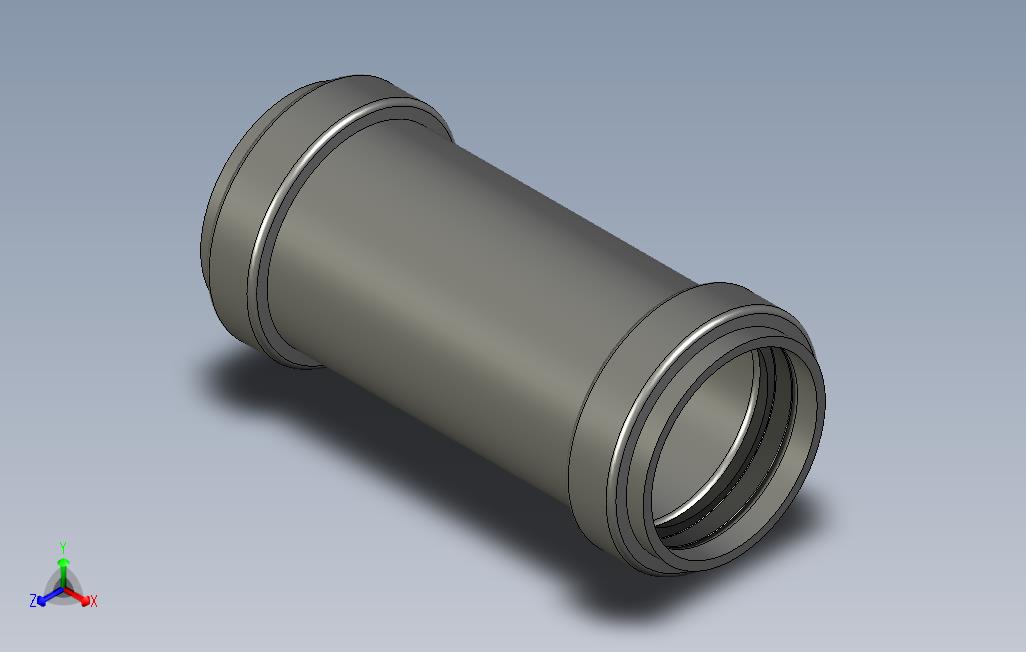 KG双套筒DN32_STEP_模型图纸免费下载 – 懒石网