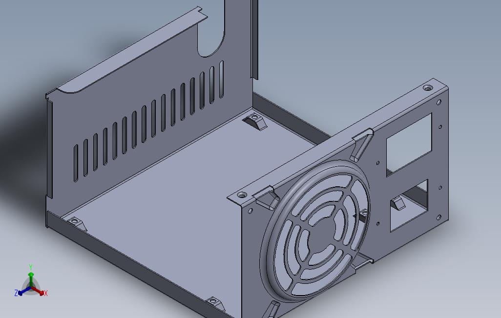 Pc-Case_SOLIDWORKS 2012_模型图纸免费下载 – 懒石网