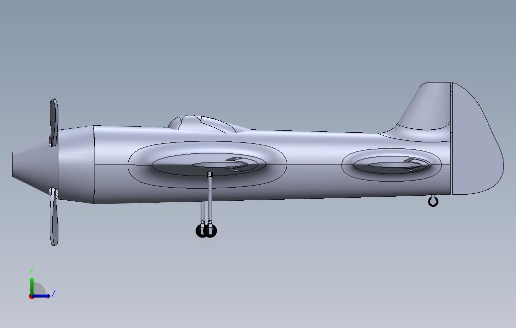 YAK1B_SOLIDWORKS 2014_模型图纸免费下载 – 懒石网