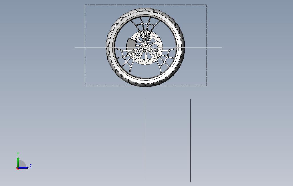 前轮solidworks 2012模型图纸免费下载 懒石网