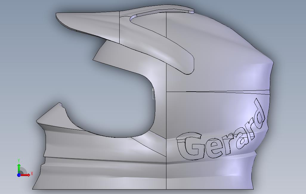 十字头盔solidworks 2018模型图纸免费下载 懒石网