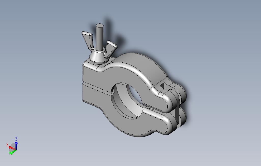 卡箍kf16solidworks 2018模型图纸免费下载 懒石网