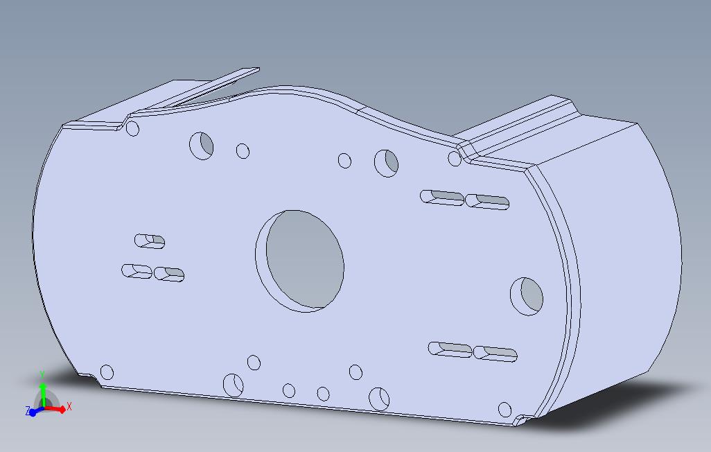 法纳泰克cswv2底座未完成solidworks 2017模型图纸免费下载 懒石网