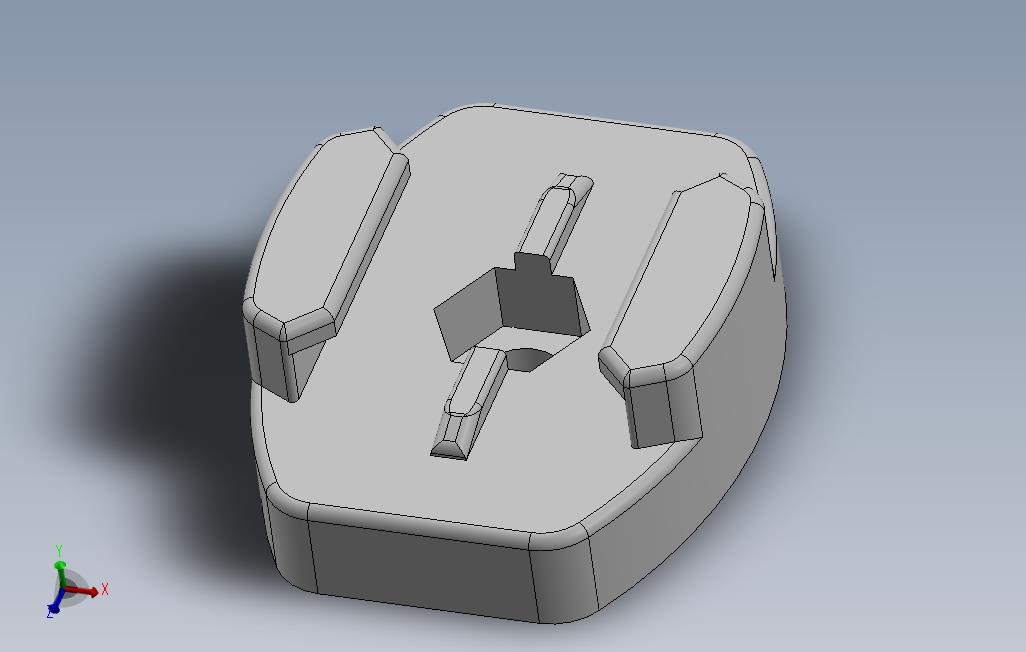 用于gp快速连接的gopro三脚架solidworks 2016模型图纸免费下载 懒石网