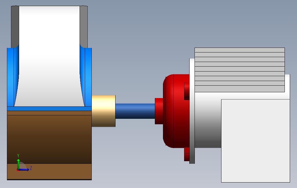 电机鼓风机总成solidworks 2012模型图纸免费下载 懒石网
