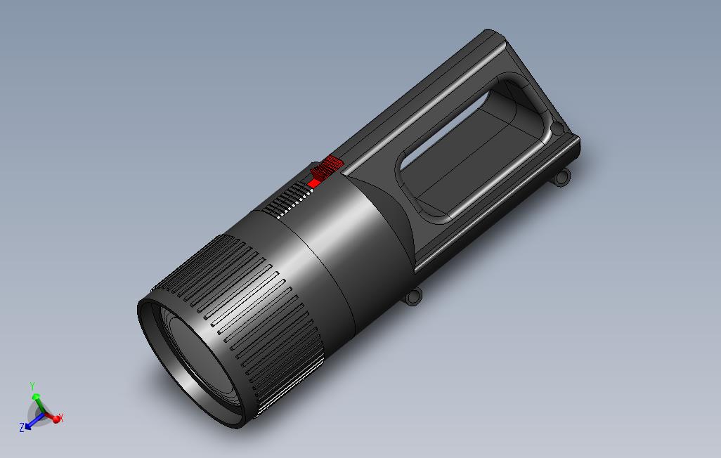 2合1便携式真空吸尘器solidworks 2016模型图纸免费下载 懒石网
