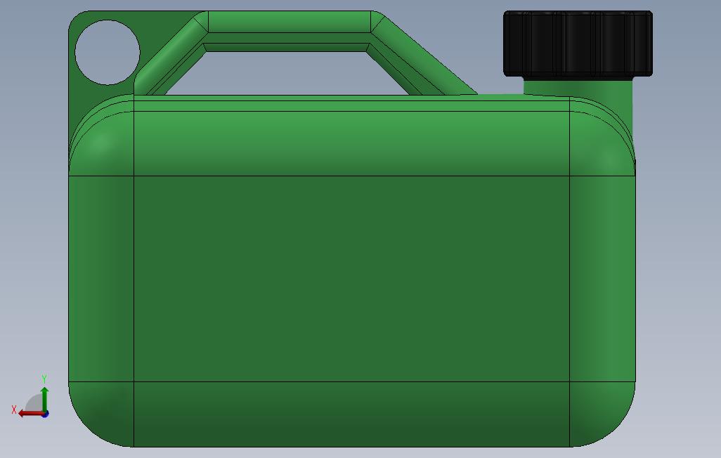 5l燃油罐 Solidworks 2016 模型图纸免费下载 懒石网