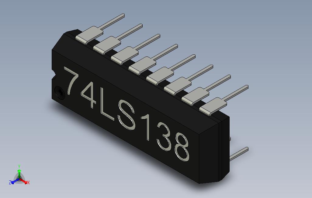74LS138_STEP_模型图纸免费下载 – 懒石网