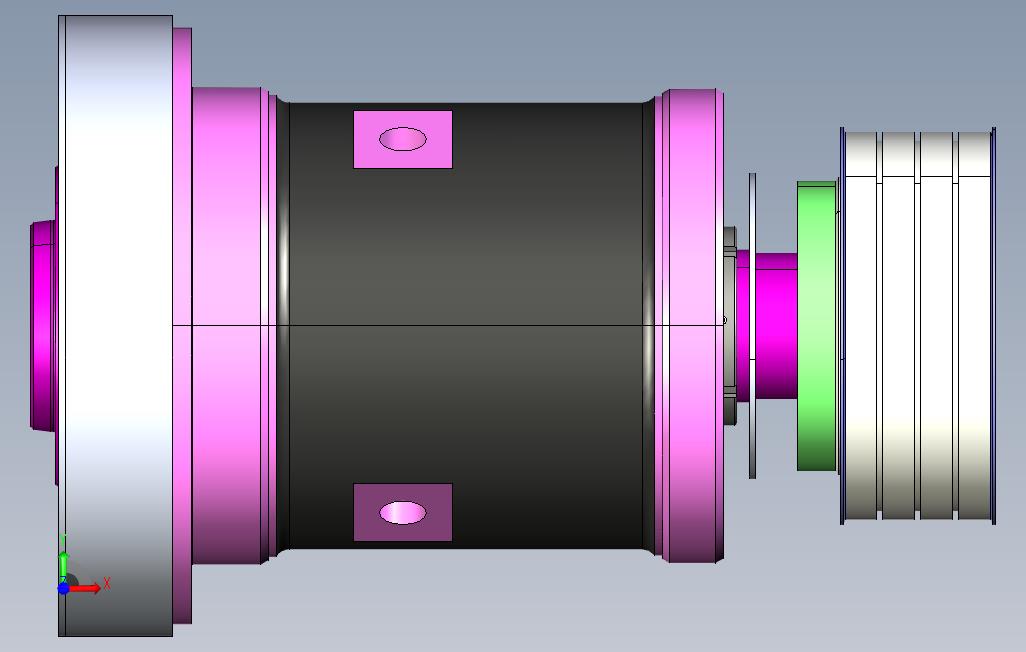 A2-5、A2-6、A2-8、A2-11主轴设计_STEP_模型图纸免费下载 – 懒石网