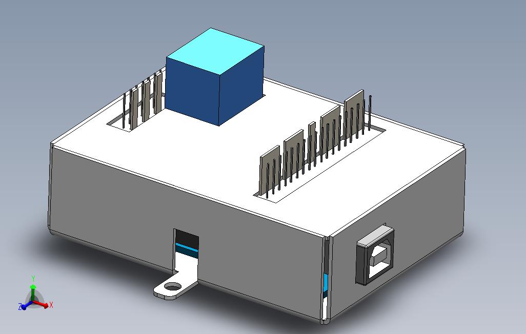 Arduino箱_SOLIDWORKS 2014_模型图纸免费下载 – 懒石网