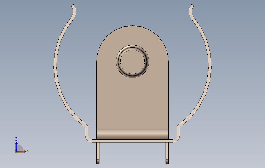 C型电池端子_SOLIDWORKS 2013_模型图纸免费下载 – 懒石网