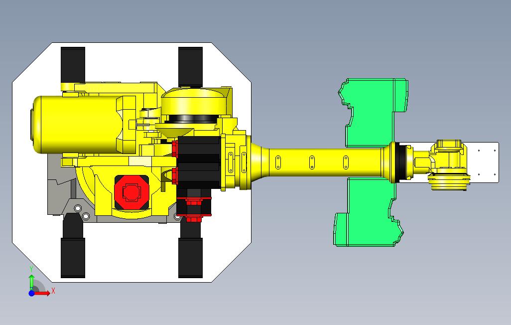 FANUC传输机器人装置_STEP_模型图纸免费下载 – 懒石网