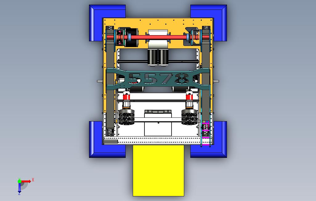 FRC上电机器人设计_STEP_模型图纸免费下载 – 懒石网