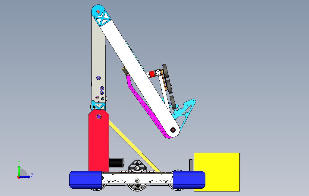 FRC上电机器人设计_STEP_模型图纸免费下载 – 懒石网