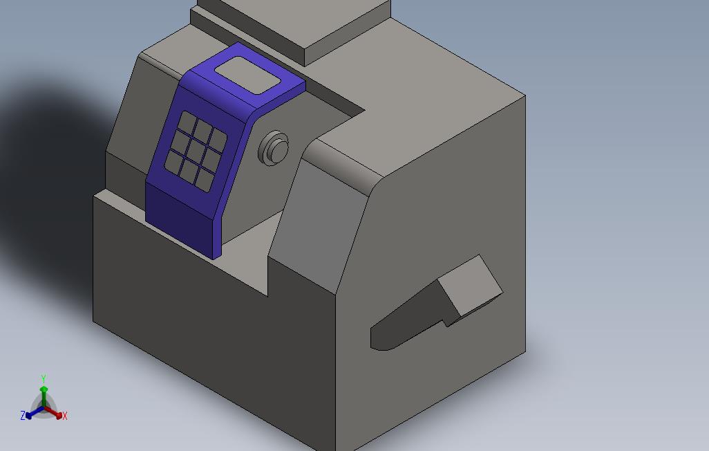 Hc3数控车床，solidworks 2016模型图纸免费下载 懒石网
