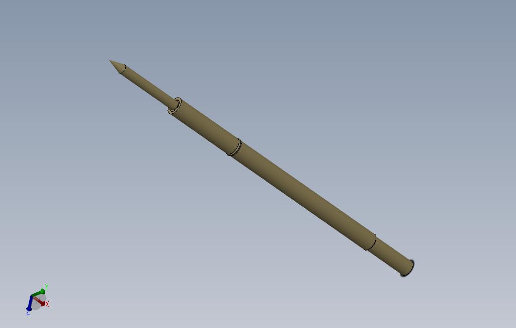 Idi弹簧探头solidworks 2014模型图纸免费下载 懒石网