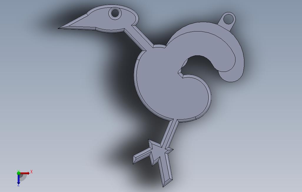 Keychain_SOLIDWORKS 2017_模型图纸免费下载 – 懒石网