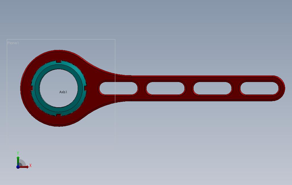 Km9锁紧螺母和扳手（扳手）solidworks 2013模型图纸免费下载 懒石网