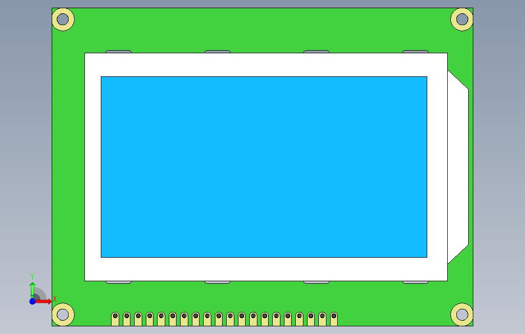 KS18128x64液晶显示器__模型图纸免费下载 – 懒石网