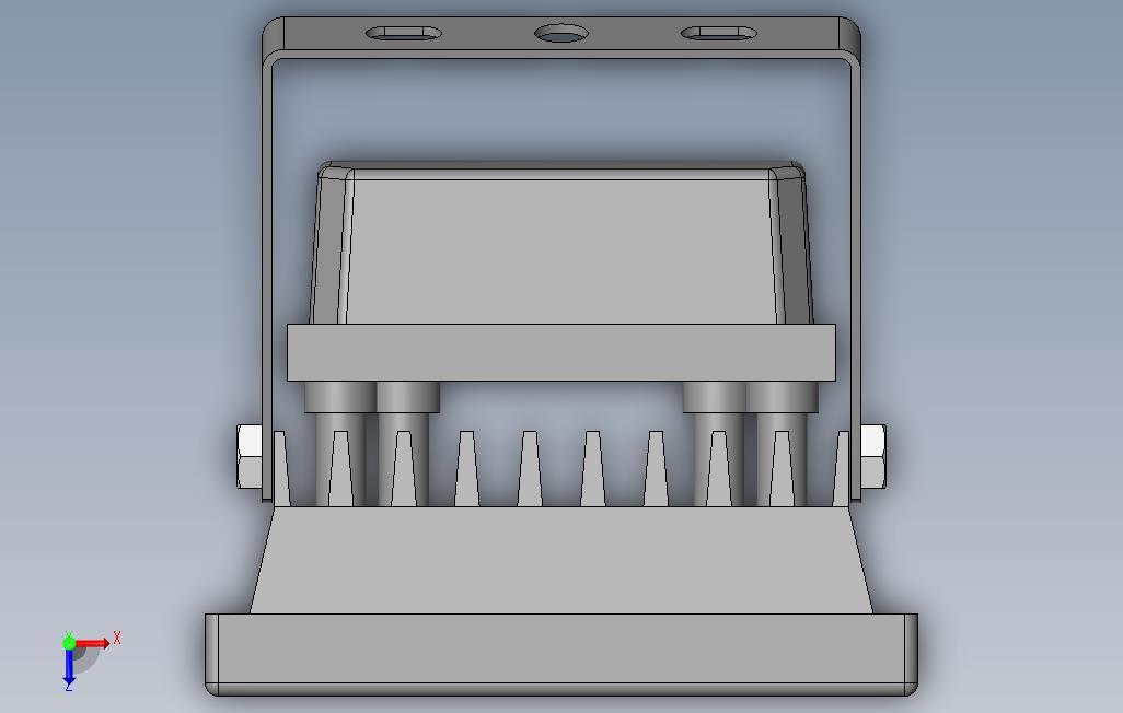 LED聚光灯_SOLIDWORKS 2012_模型图纸免费下载 – 懒石网
