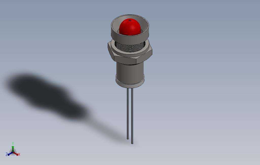 LED灯座_SOLIDWORKS 2018_模型图纸免费下载 – 懒石网