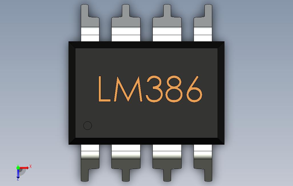 LM386_STEP_模型图纸免费下载 – 懒石网