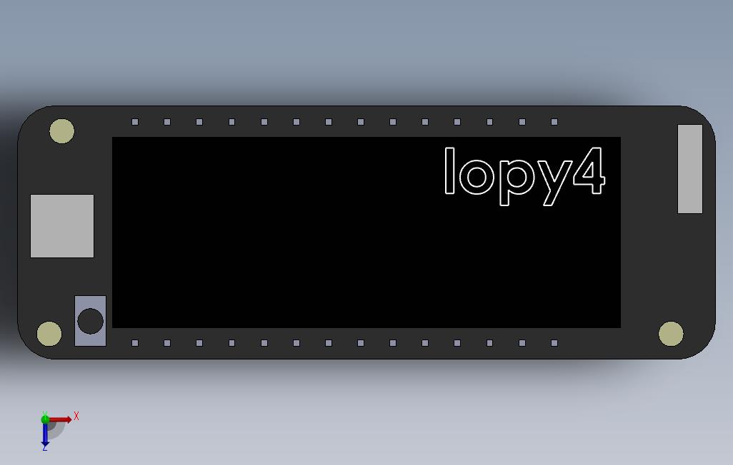 LoPy4板_SOLIDWORKS 2018_模型图纸免费下载 – 懒石网