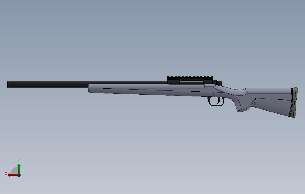 M24狙击手_SOLIDWORKS 2015_模型图纸免费下载 – 懒石网