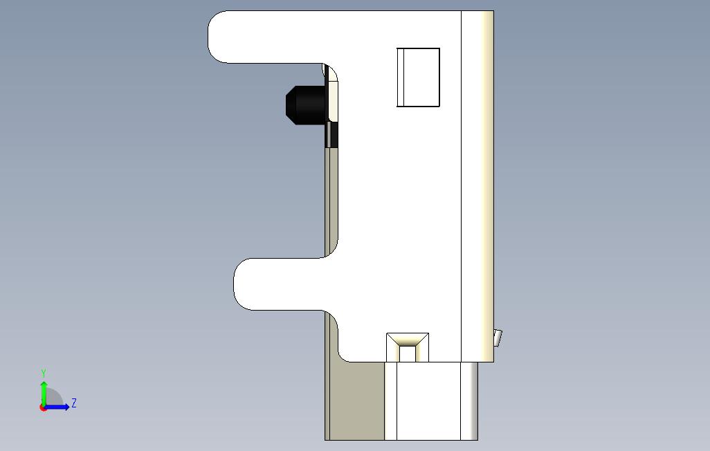 Microusbpcb连接器直角插座step模型图纸免费下载 懒石网