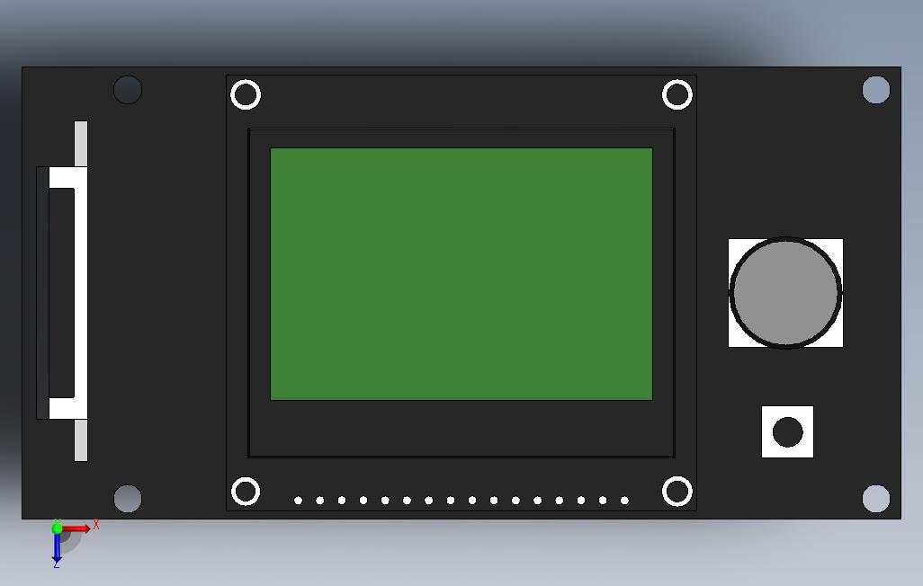 MKS迷你12864v2.lcd_SOLIDWORKS 2018_模型图纸免费下载 – 懒石网
