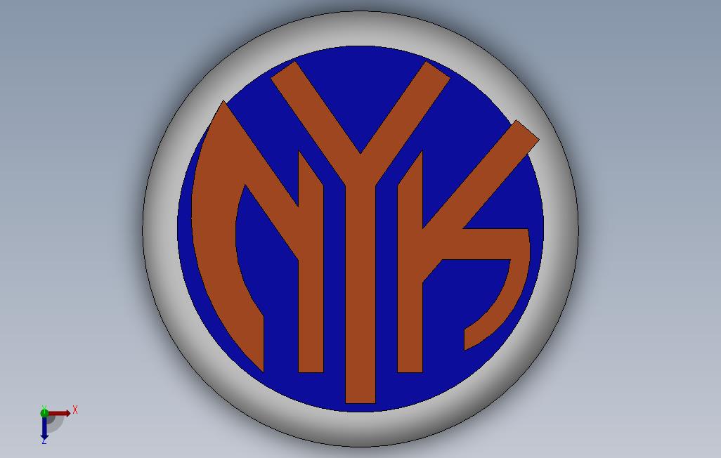 NYK标志_SOLIDWORKS 2010_模型图纸免费下载 – 懒石网