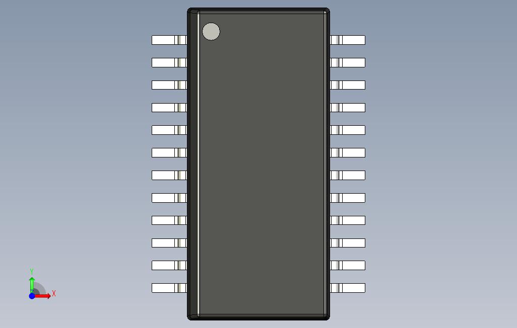 QSOP-24pin电流传感器_STEP_模型图纸免费下载 – 懒石网