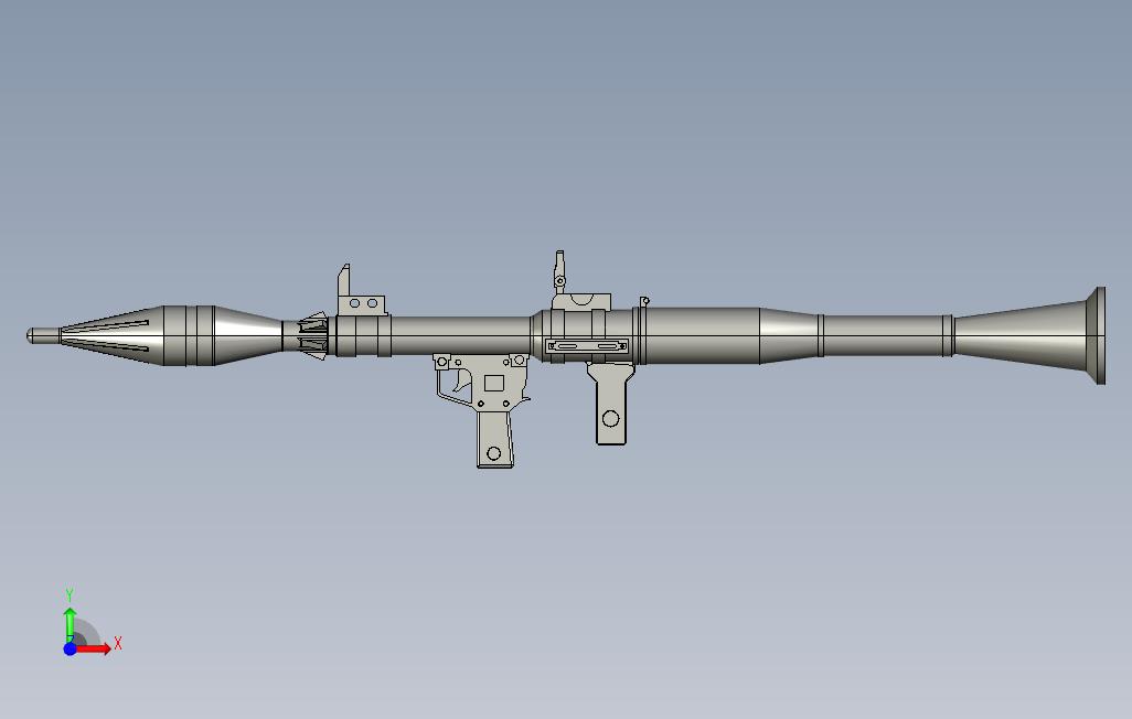 RPG-7型_STEP_模型图纸免费下载 – 懒石网