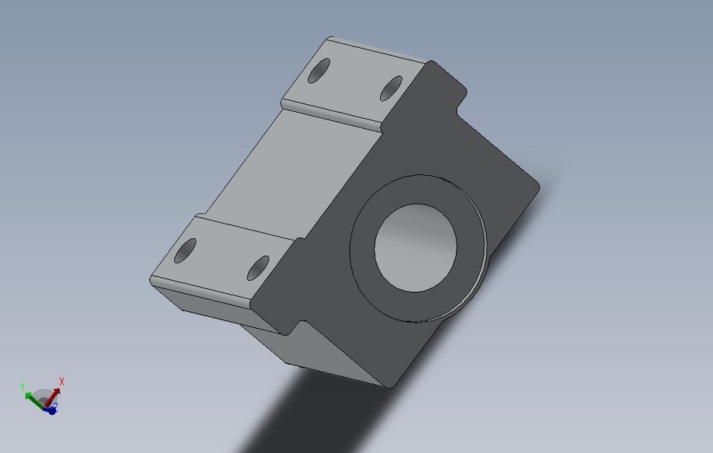 SCS8uu滑块轴承_SOLIDWORKS 2017_模型图纸免费下载 – 懒石网