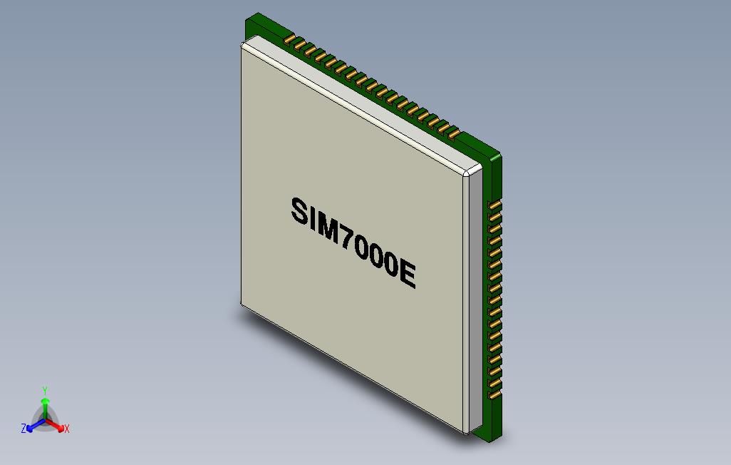 SIM7标准_STEP_模型图纸免费下载 – 懒石网
