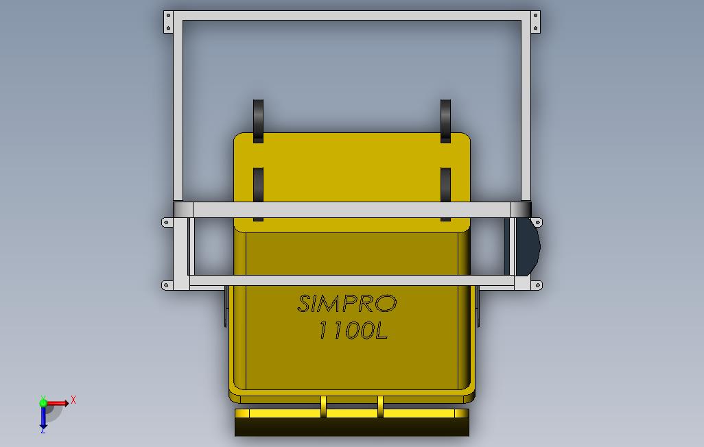 Simprohiflow液压翻斗式料仓升降机hf183solidworks 2017模型图纸免费下载 懒石网