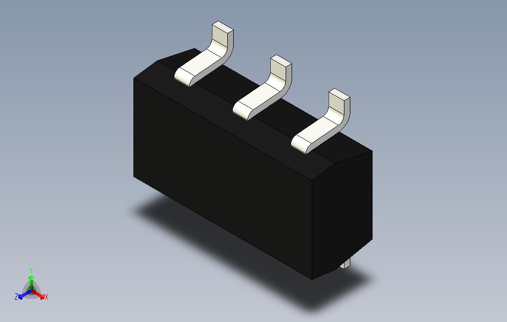 SOT-457SMT6_STEP_模型图纸免费下载 – 懒石网