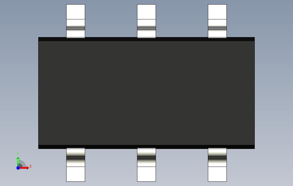 SOT-457SMT6_STEP_模型图纸免费下载 – 懒石网