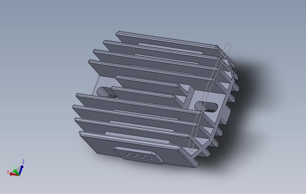 Sparckmoto12v3相稳压器整流器solidworks 2014模型图纸免费下载 懒石网