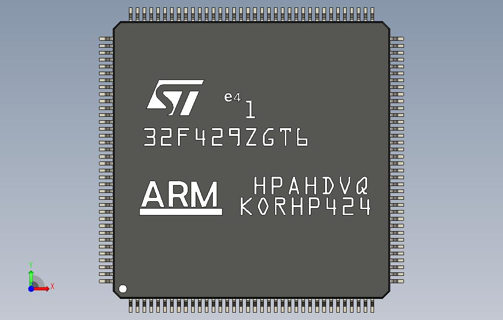 STM32F429型_STEP_模型图纸免费下载 – 懒石网