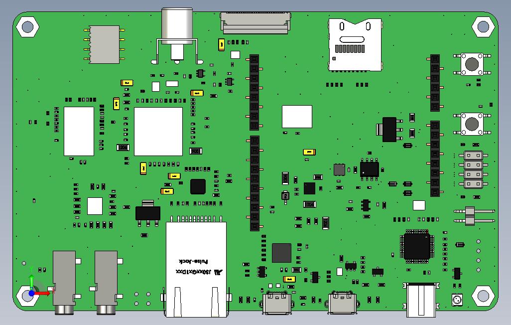 STM32F7发现板-完整设计_STEP_模型图纸免费下载 – 懒石网