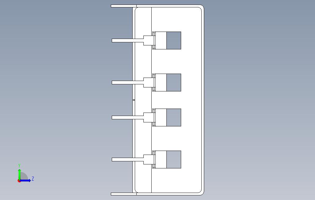 Usba型pcb连接器step模型图纸免费下载 懒石网