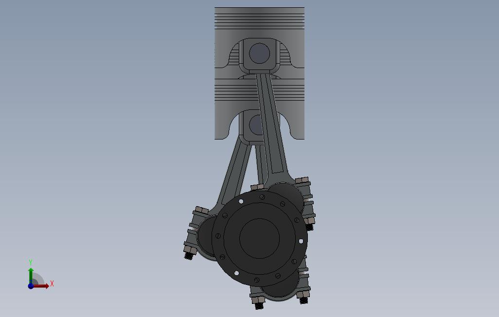 内燃机总成solidworks 2014模型图纸免费下载 懒石网