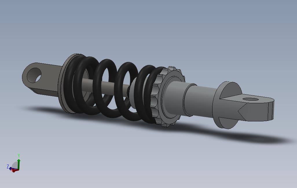 冲击器总成solidworks 2013模型图纸免费下载 懒石网