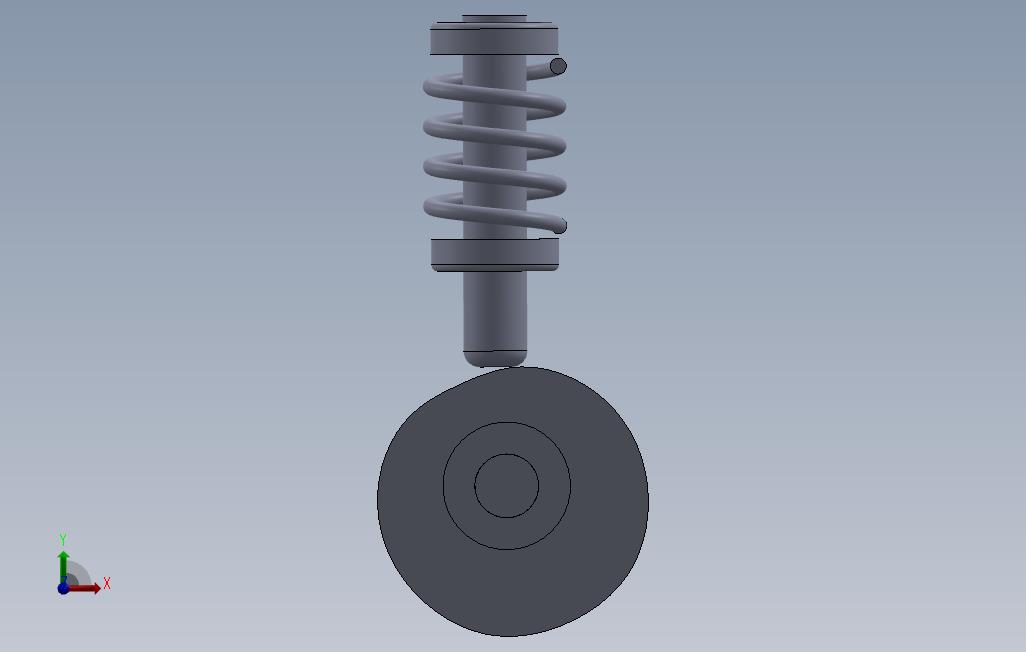凸轮和从动件（easyy）solidworks 2014模型图纸免费下载 懒石网