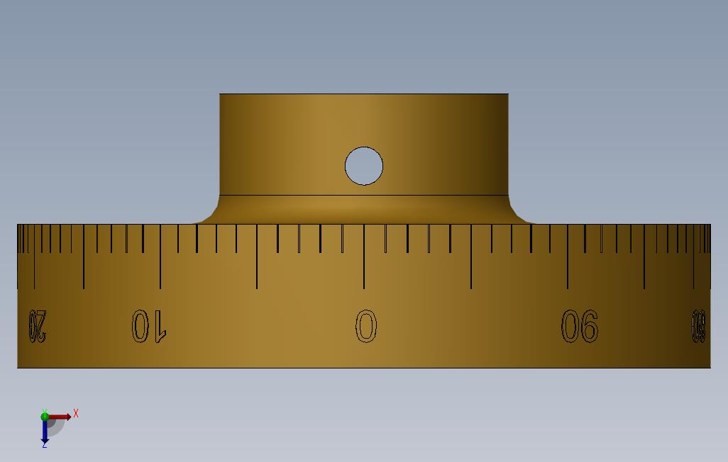 刻度盘，量角器solidworks 2011模型图纸免费下载 懒石网
