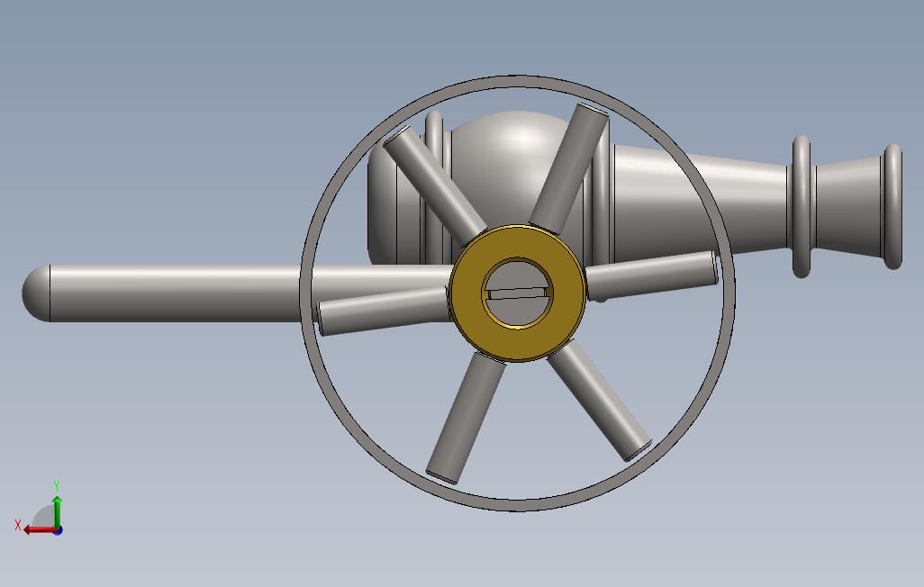 加农炮solidworks 2010模型图纸免费下载 懒石网