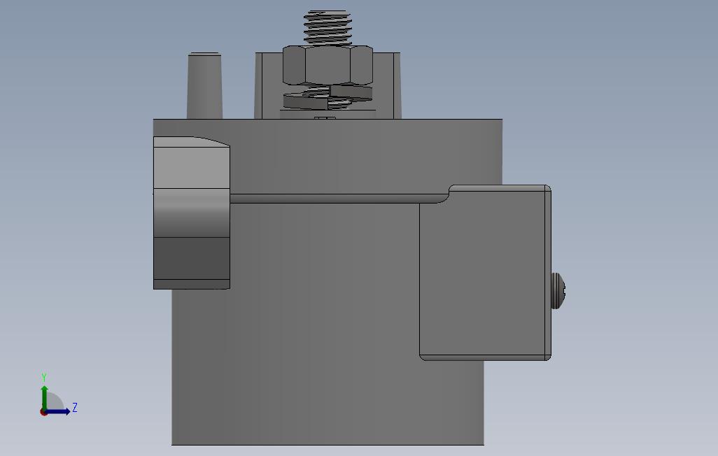 千伏交流ev2接触器侧面安装solidworks 2013模型图纸免费下载 懒石网