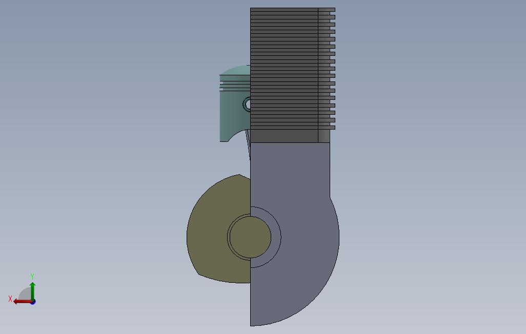 单缸发动机solidworks 2013模型图纸免费下载 懒石网